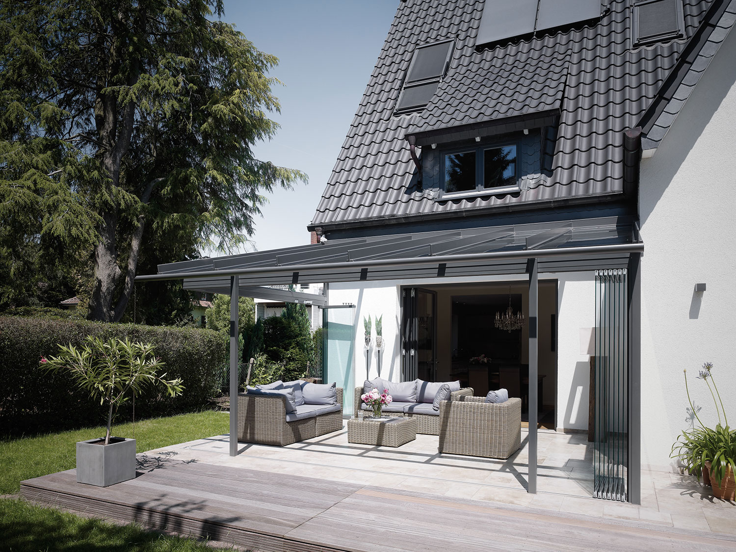 EKCO Atrium Glass Canopy Extension - SpaceKube